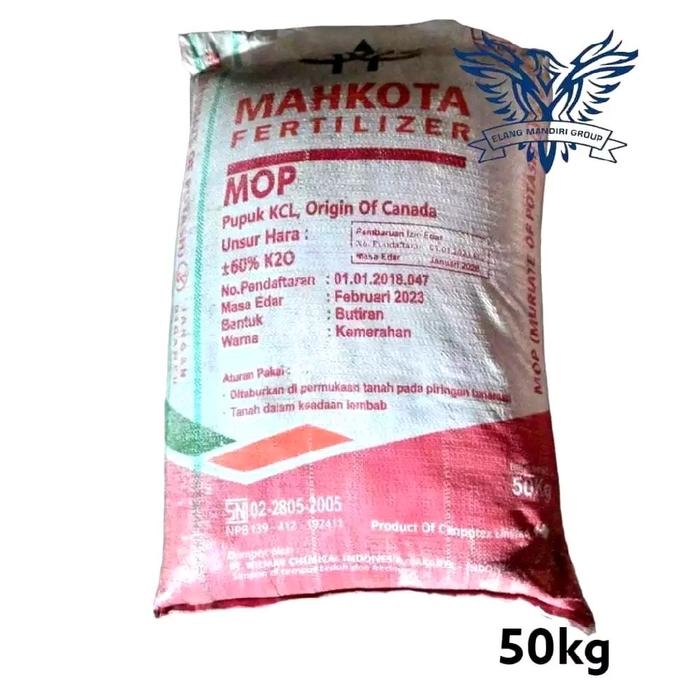 Jual KARUNGAN Pupuk KCL Mahkota 50KG K20 60% Kemasan Pabrik - Kab ...