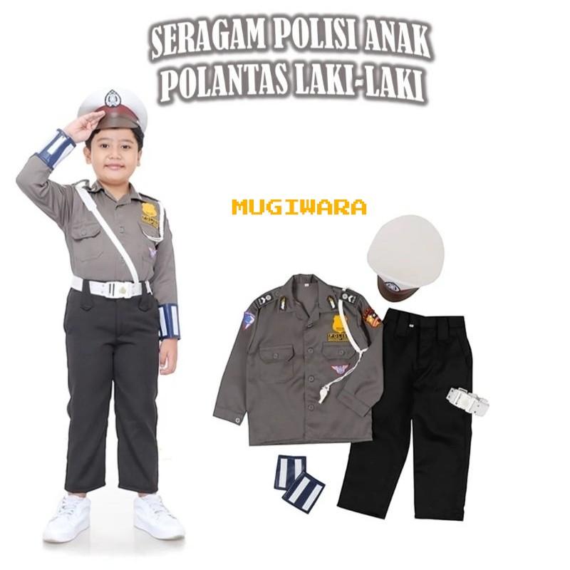 ONE SET-BAJU SERAGAM POLISI ANAK TK - ANAK UNTUK PEREMPUAN - Shop ...