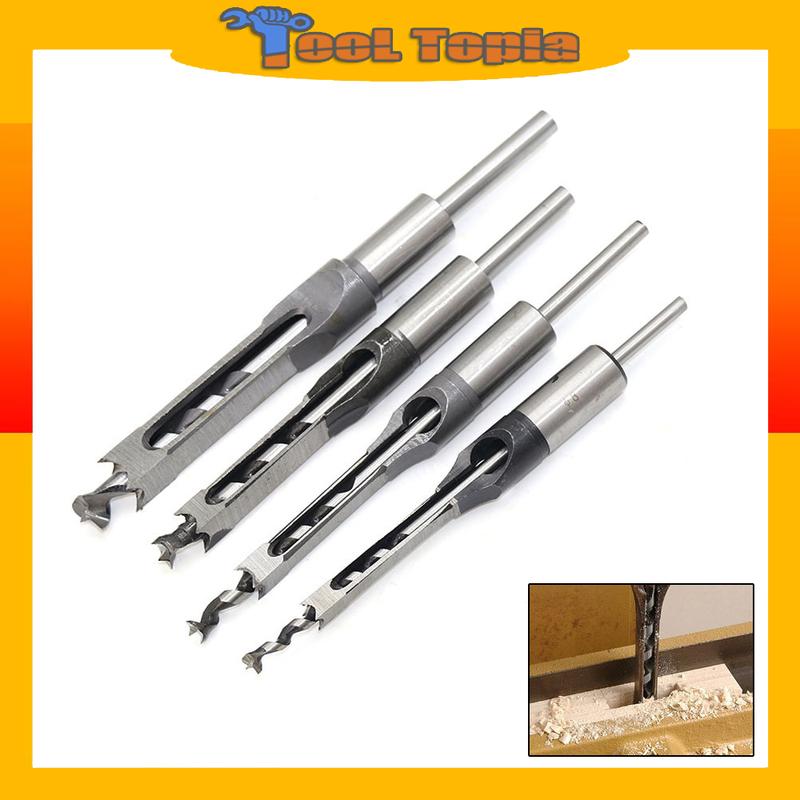 ToolTopia | Woodworking Square Hole Drill Bit - Mortise Chisel - TikTok ...