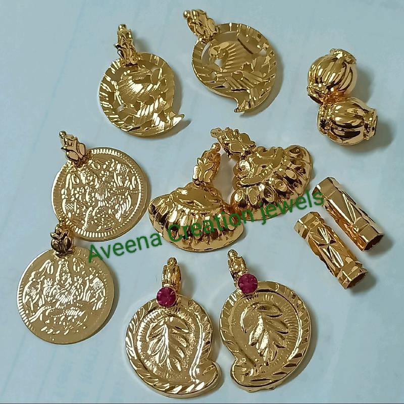 Thali items set Impon mango with stone not 916 exclusive wedding ...