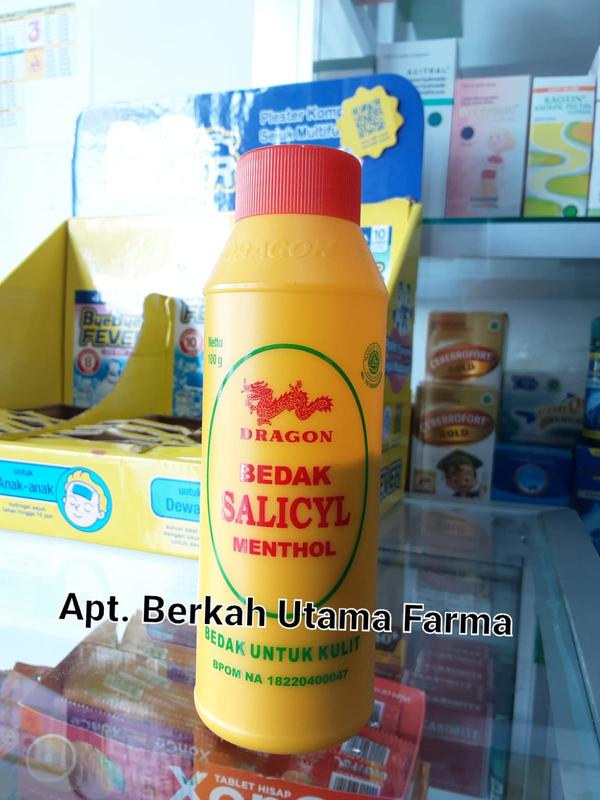 Bedak Salicyl Dragon Menthol 100 gr - untuk meredakan gejala - Shop ...
