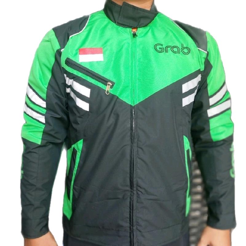 Jaket Pria Bordir Nyaman Turing Hijau Hitam Distro Cowok - Motor ...