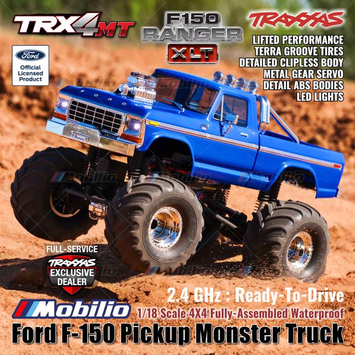 Jual Traxxas 98044-1 TRX-4MT Ford F-150 Ranger XLT Pickup Monster Truck ...
