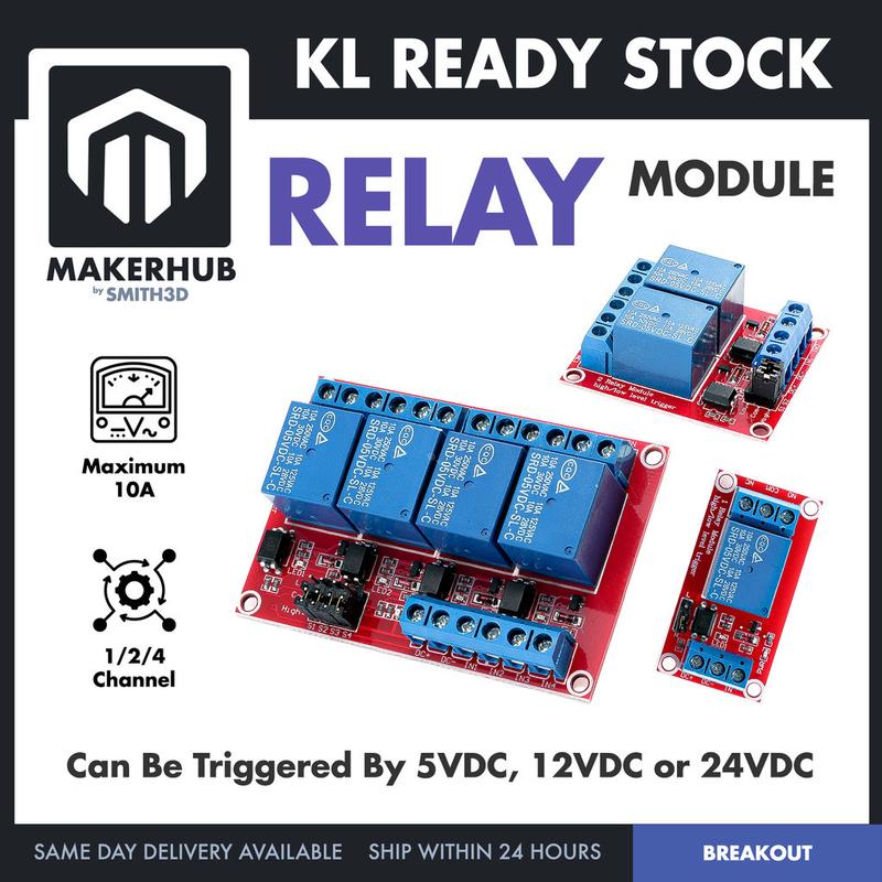 Relay Module 3.3V 5V 12V 1/2/4 Ways Optocoupler Trigger Rela - TikTok ...