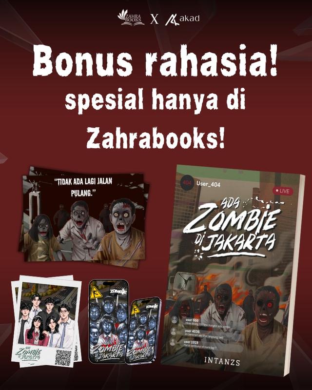 Novel Ada Zombie di Jakarta By Intanzs - Shop | Tokopedia