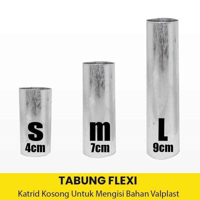Dental Tabung Flexy / Katrid Kosong Untuk Mengisi Bahan Valplast Ukuran ...