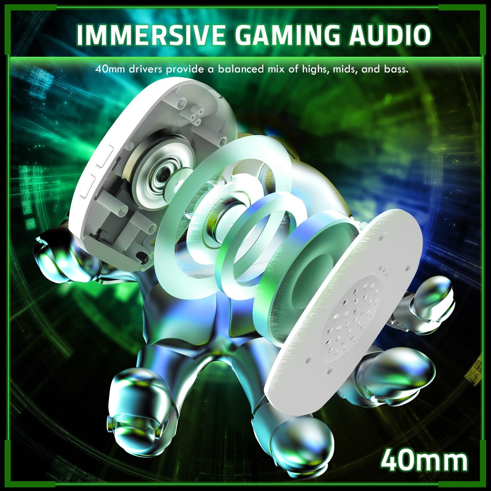 Attack Shark L80 Pro Wireless Gaming Headset, 20ms Low Latency, Tri ...
