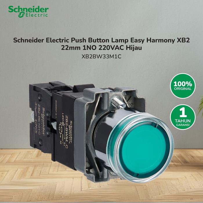 Promo Schneider Electric Push Button Lamp Easy Harmony XB2 22mm 1NO ...