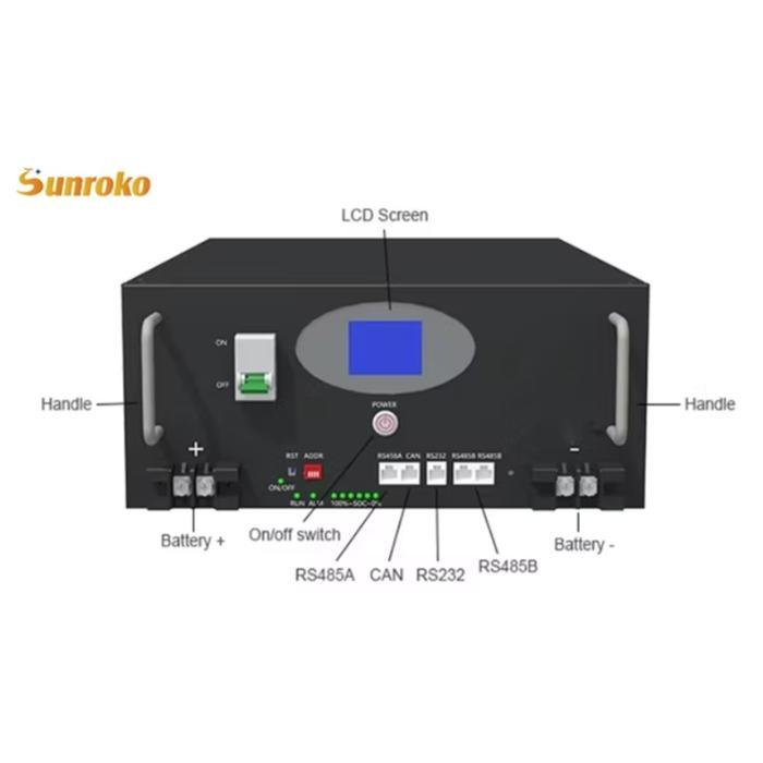 Promo Industrial Lithium Battery 10kWh 51.2V 200Ah Solar Energy Storage ...