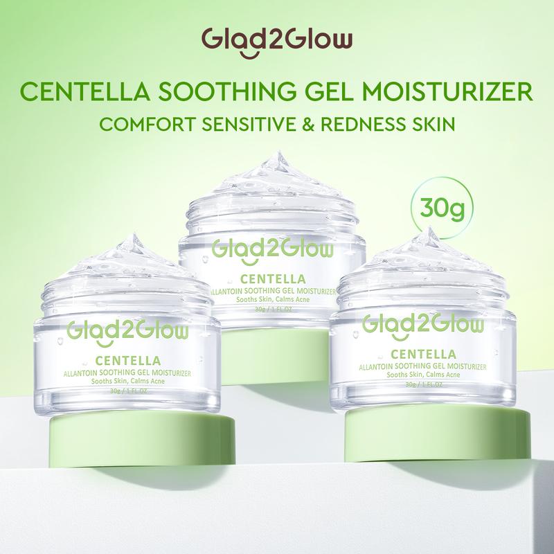 G2G 3PCS - GLAD2GLOW CENTELLA ALLANTOIN SOOTHING GEL Moisturizers ...