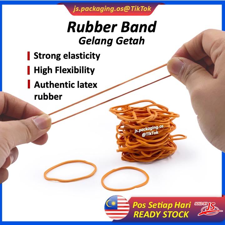 Orange Rubber Band Strong Elasticity Round Rectangle Stretchable ...
