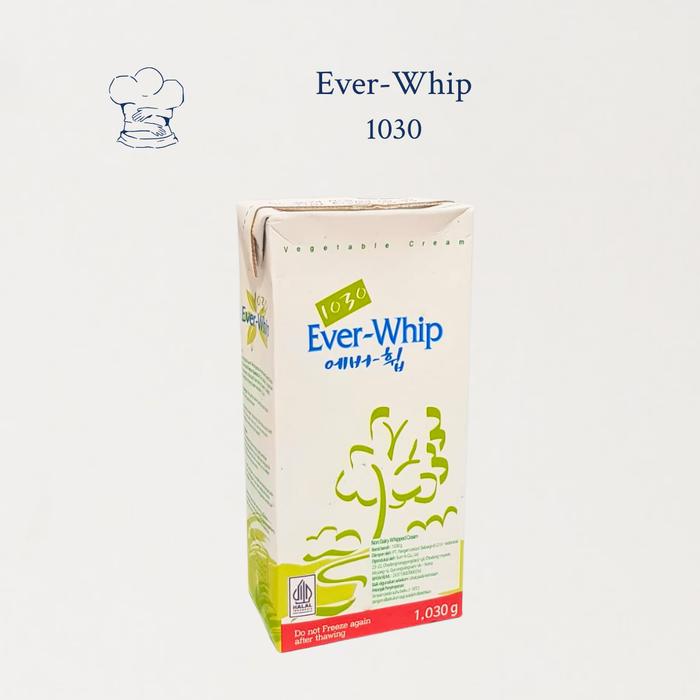 Jual EverWhip Vegetable Cream 1030 gr / EverWhip 1030 / Ever Whip (Non ...