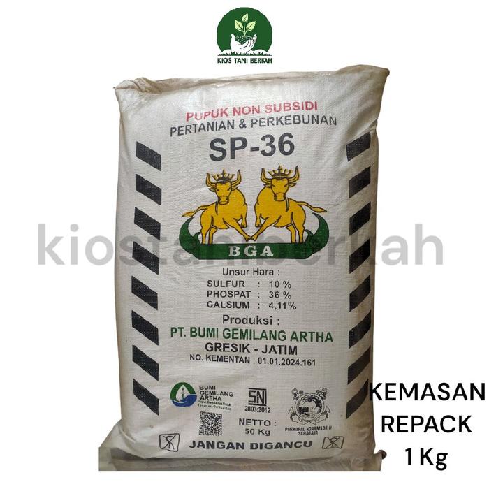 Jual Pupuk SP-36 Repack 1Kg | Pupuk Fosfat untuk Pertumbuhan Optimal ...