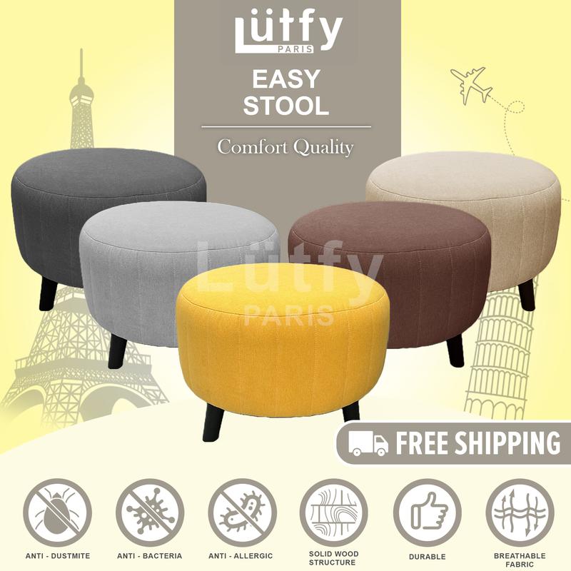 Ready Stock [Free Gift:Attached Stool Leg] Lutfy Paris Scandinavian ...