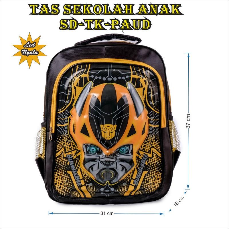 Tas Ransel anak Sekolah Premium/Tas anak sekolah hembos LED LAki-laki ...