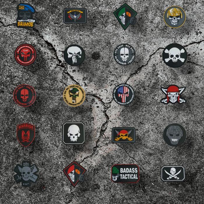 Promo patch rubber logo skull funisher/aksesoris tempelan karet - 1 ...