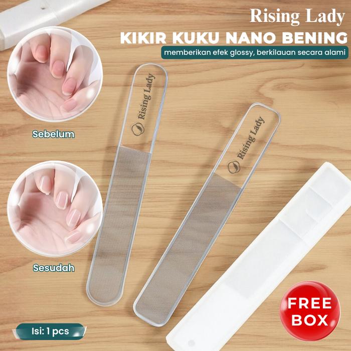 Promo Rising Lady Kikir Kuku Nano Bening / Alat Pengikir Kuku / Alat ...