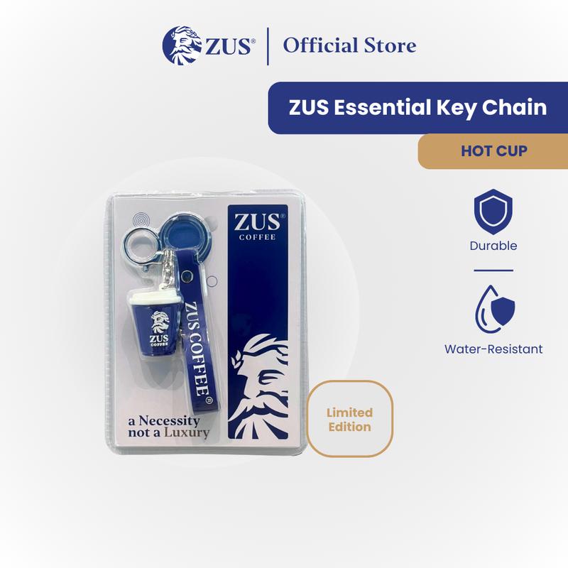 ZUS Key Chain - ZUS COFFEE Hot Cup - Thunder Blue - TikTok Shop Malaysia