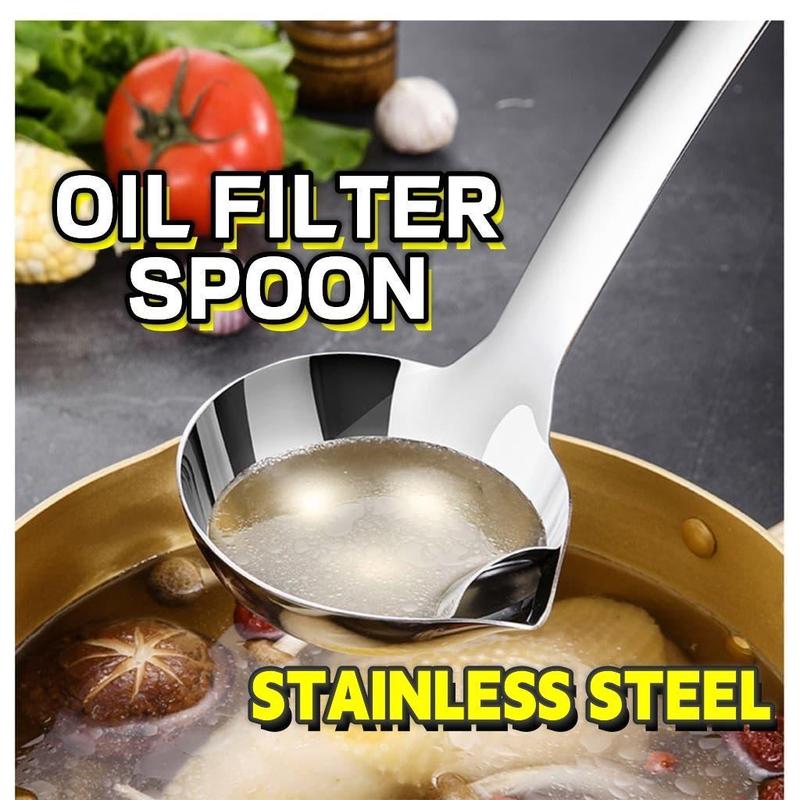Spoon Soup Oil Kitchen (Sudu Sup Penapis Minyak) 304 Stainless - TikTok ...