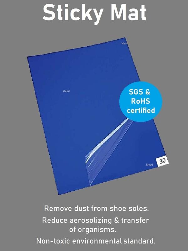 Ready stock - Cleanroom Sticky Mat - Remove dust, particle and - TikTok ...