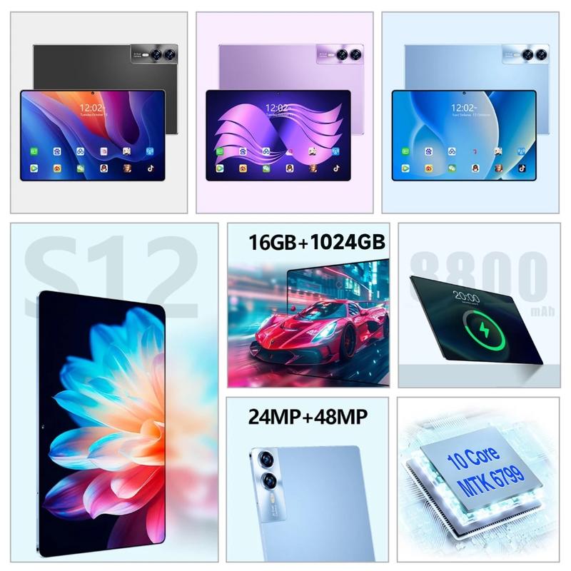 Tablet S12 Pro 11.6inch [16GB+1TB] 120hz Pro Layaknya PC OLED Real ...