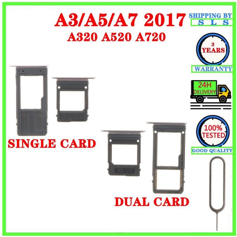 SIM Tray For Samsung A5 A7 2017 A520 A720 SD Sim Card Tray Slot Holder ...