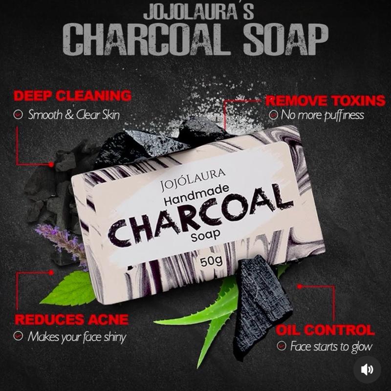 Jojolaura Handmade Charcoal Soap Cleansing with Free gifts - TikTok ...