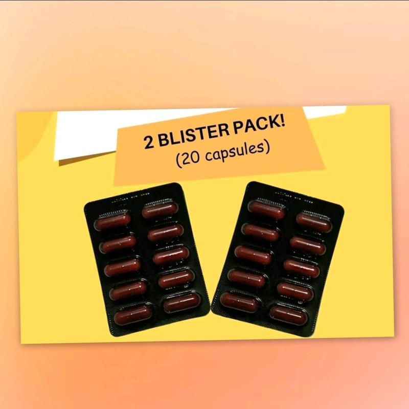 ULTIMA C 20 CAPSULES in 2 Blisters Pack, Organic Vitamin Edible ...