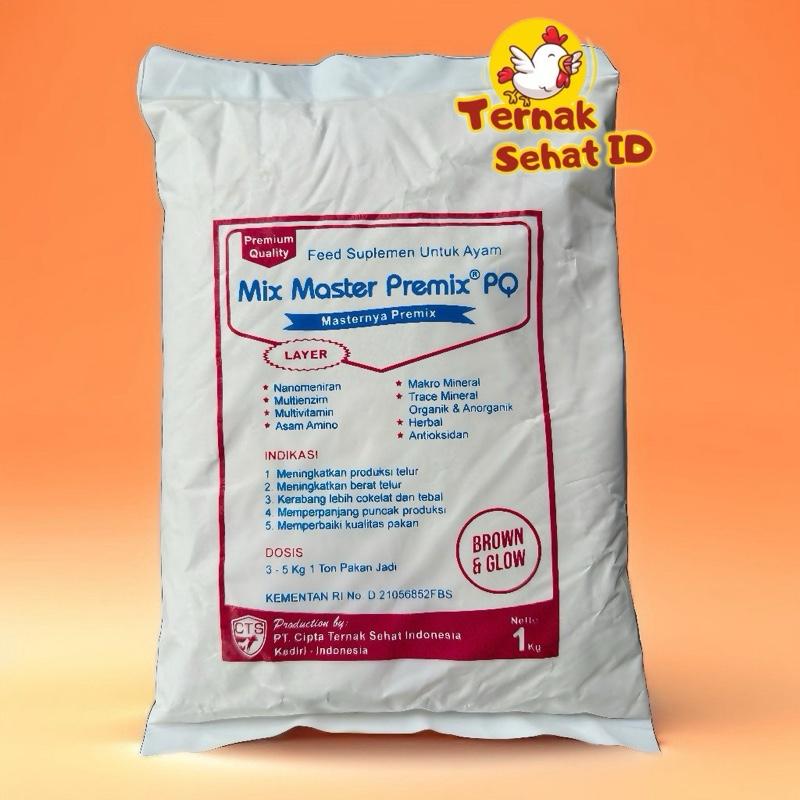 Mix Master Paket Suplemen Ayam Mineral HGP Premix & Premix PQ 1 Kg ...