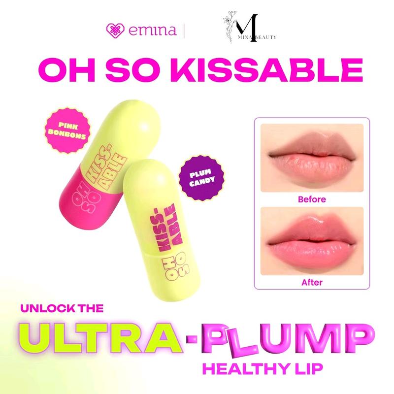 [NEW!] Emina Oh So Kissable Tinted Balm Stick 3.4 g | Lip Balm dengan ...