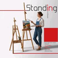 Promo Standing foto up to 210/ easel lukis/ standing tripot kayu ...