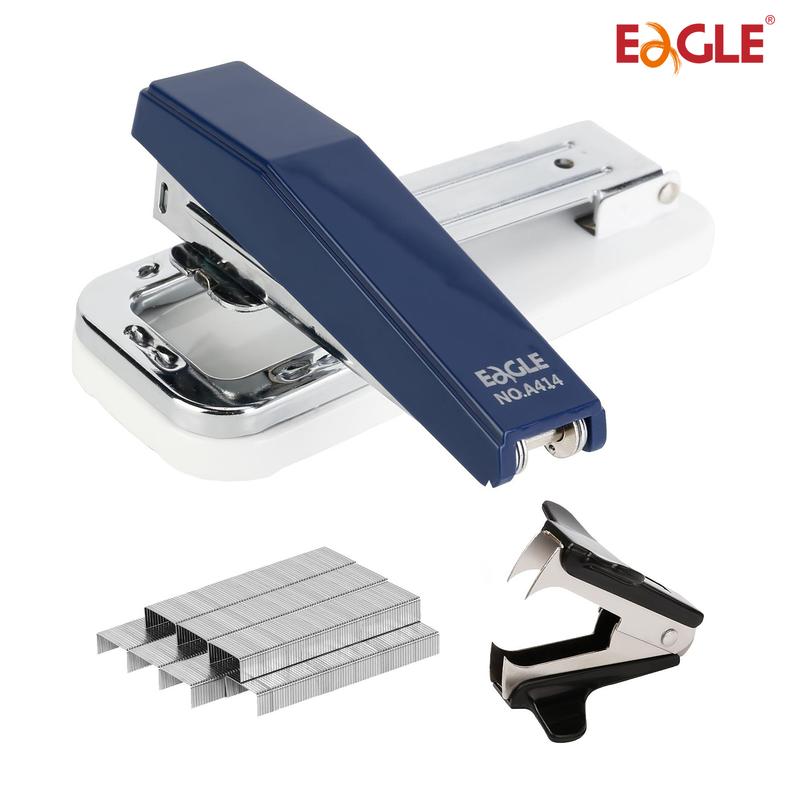 Stapler Berputar, 360 Darjah, dengan 1000 Staples dan Penanggal Staples ...