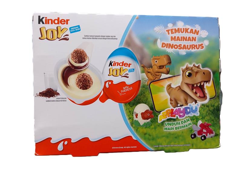 Kinder joy Cokelat Mainan 1 box isi 24 pcs T1 x 24 - Shop | Tokopedia
