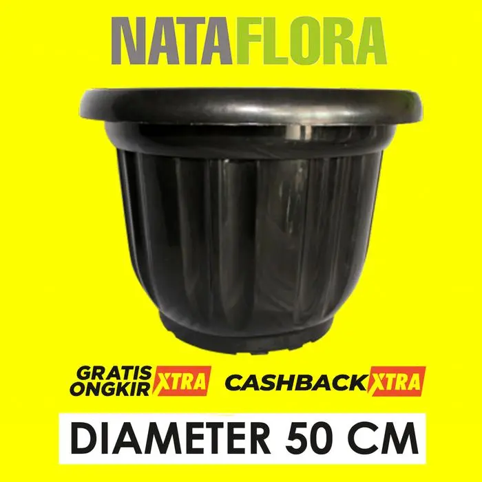 Sumpena- Pot 50 Cm Hitam Jumbo Besar Untuk Tabulampot Termurah Di ...