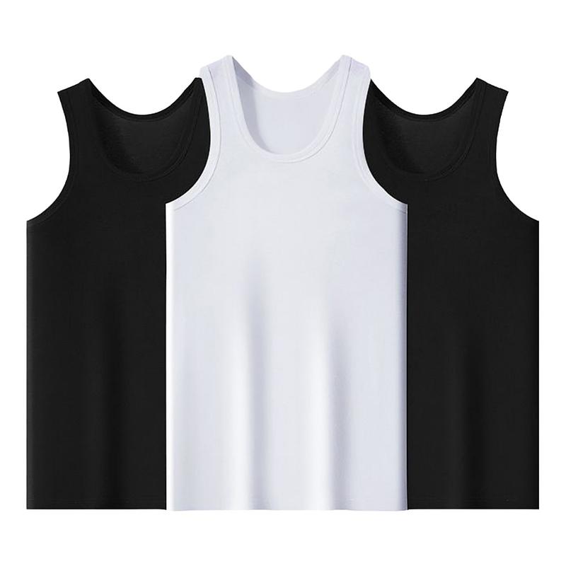 （3PCS）Round Neck Men'S Tank Top BUY 1 GET 2 Cotton Sando Women'S ...