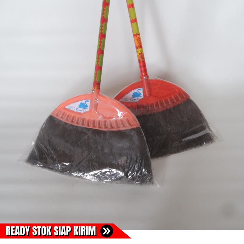 Sapu ijuk sapu lantai alat kebersihan rumah sapu lantai baha - Shop ...