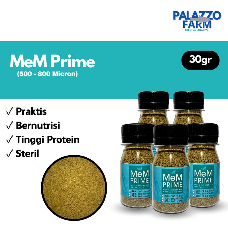 Palazzo Farm - Pelet MEM Prime 5/8 - 30gr 500 - 800 micron pakan - Shop ...