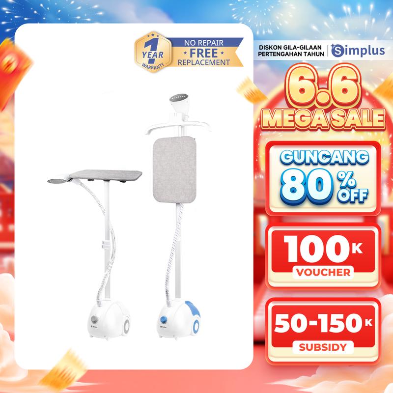 【MEGA SALE】Simplus Setrika Uap Gantung, Setrika Berdiri Data - Shop | Tokopedia