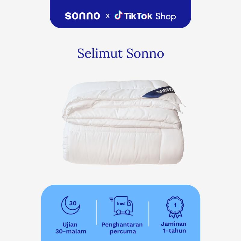 Selimut Sonno (Duvet) | Selimut sejuk | Selimut tebal | Comforter ...