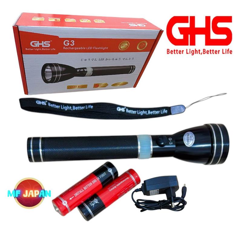 GHS Japan G-3 Torch Light Long Range New Version Rechargeable - TikTok ...