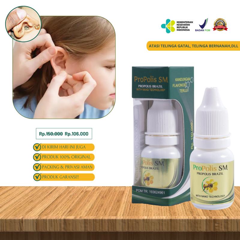 Propolis Sm Tetes Telinga Pelunak Kotoran Keras Kuping Berdengung ...