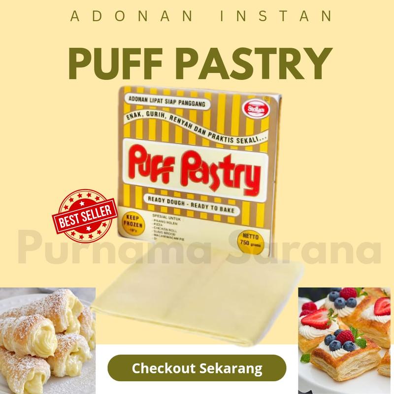 Adonan Instan Puff Pastry Stella 750g - Premium Quality - Shop | Tokopedia