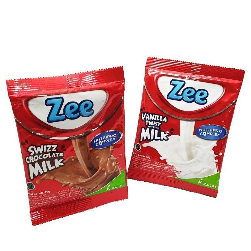 ISI 5 PCS - Susu Zee Kemasan Sachet 38 Gram Rasa Coklat dan Vanilla ...