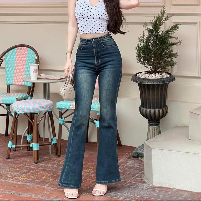 Celana Jeans Cutbray Premium Highwaist Cutbray Jeans Retro untuk ...