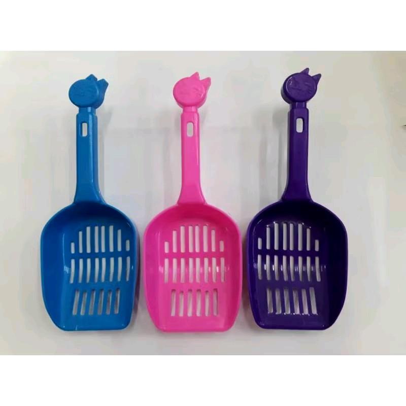 penapis pasir kucing (cat litter scoop size M for pet or cat and kitten ...