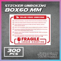Jual Label Sticker FRAGILE Wajib Video Unboxing Stiker Jangan Dibanting ...