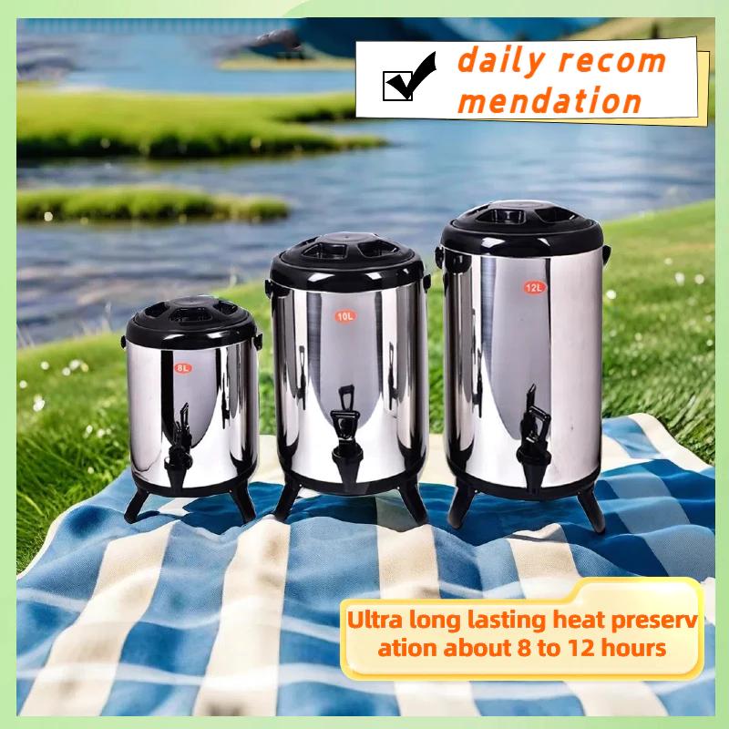 Milk Tea Bucket 8L 10L 12L/ Termos Air Milk Tea Bucket Water 8 10 12 ...