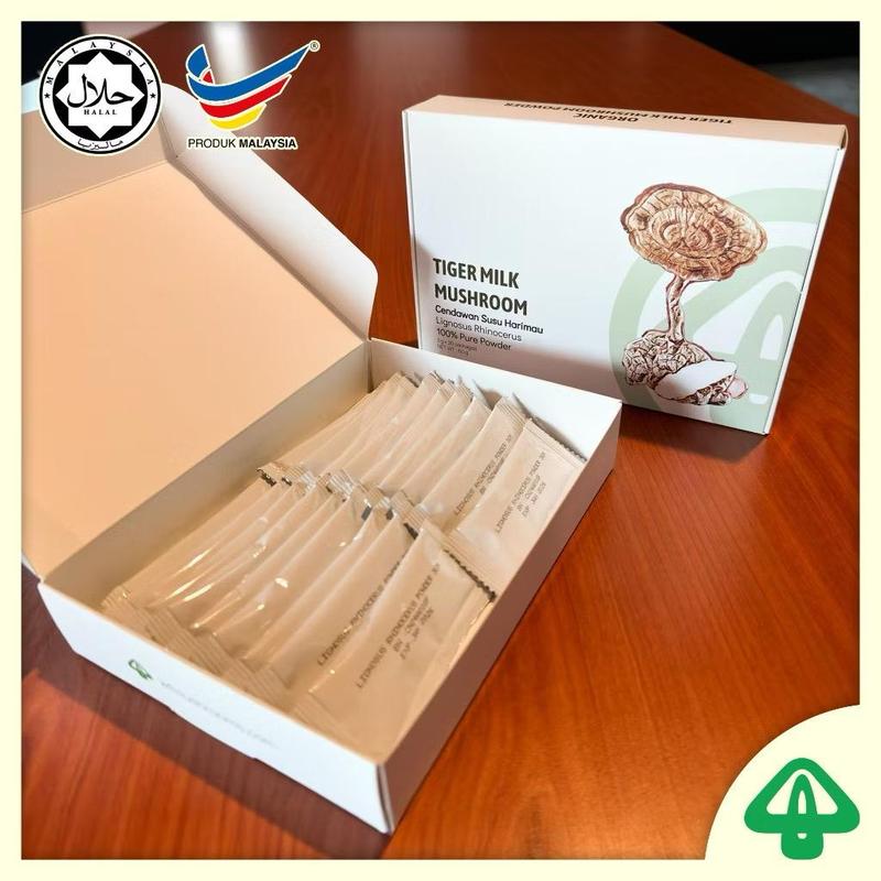 [HALAL] SERBUK CENDAWAN SUSU HARIMAU TULEN (2000MG X 30 SACHET ...