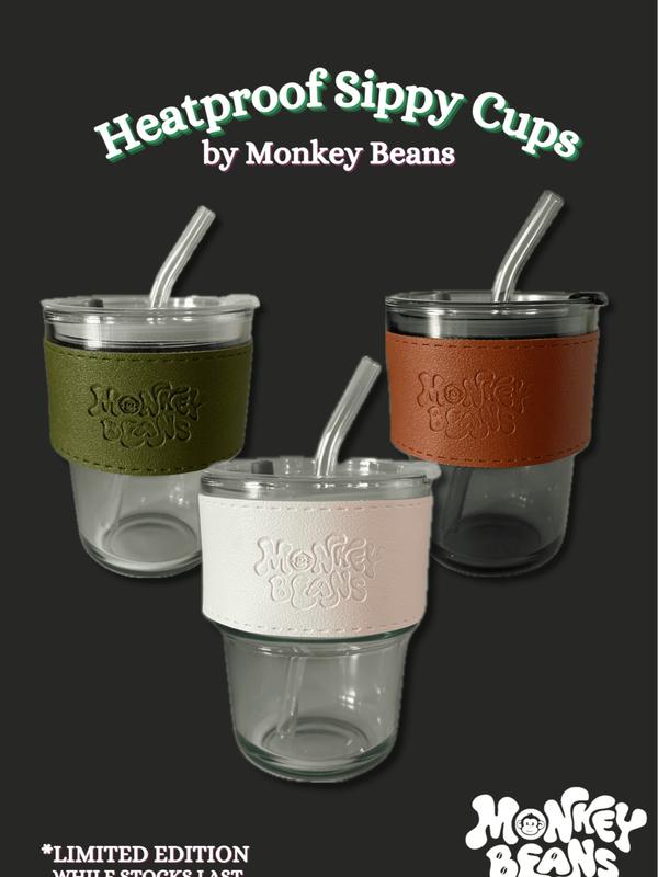 Limited Edition Monkey Beans Heatproof Sippy Coffee Cup with - TikTok ...