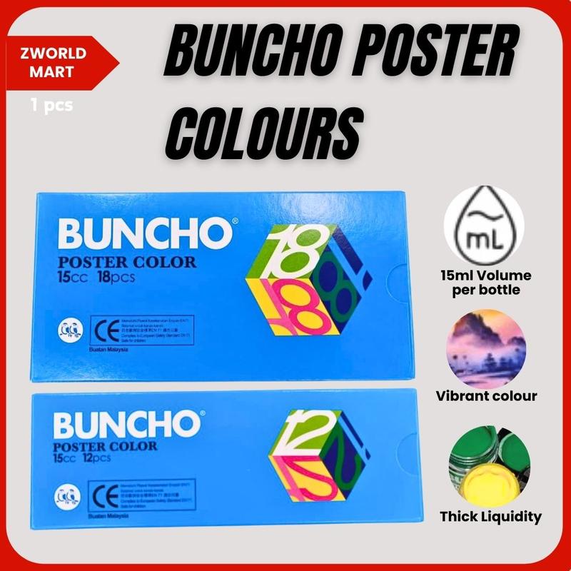 Buncho Poster Colour 1512 - TikTok Shop Malaysia